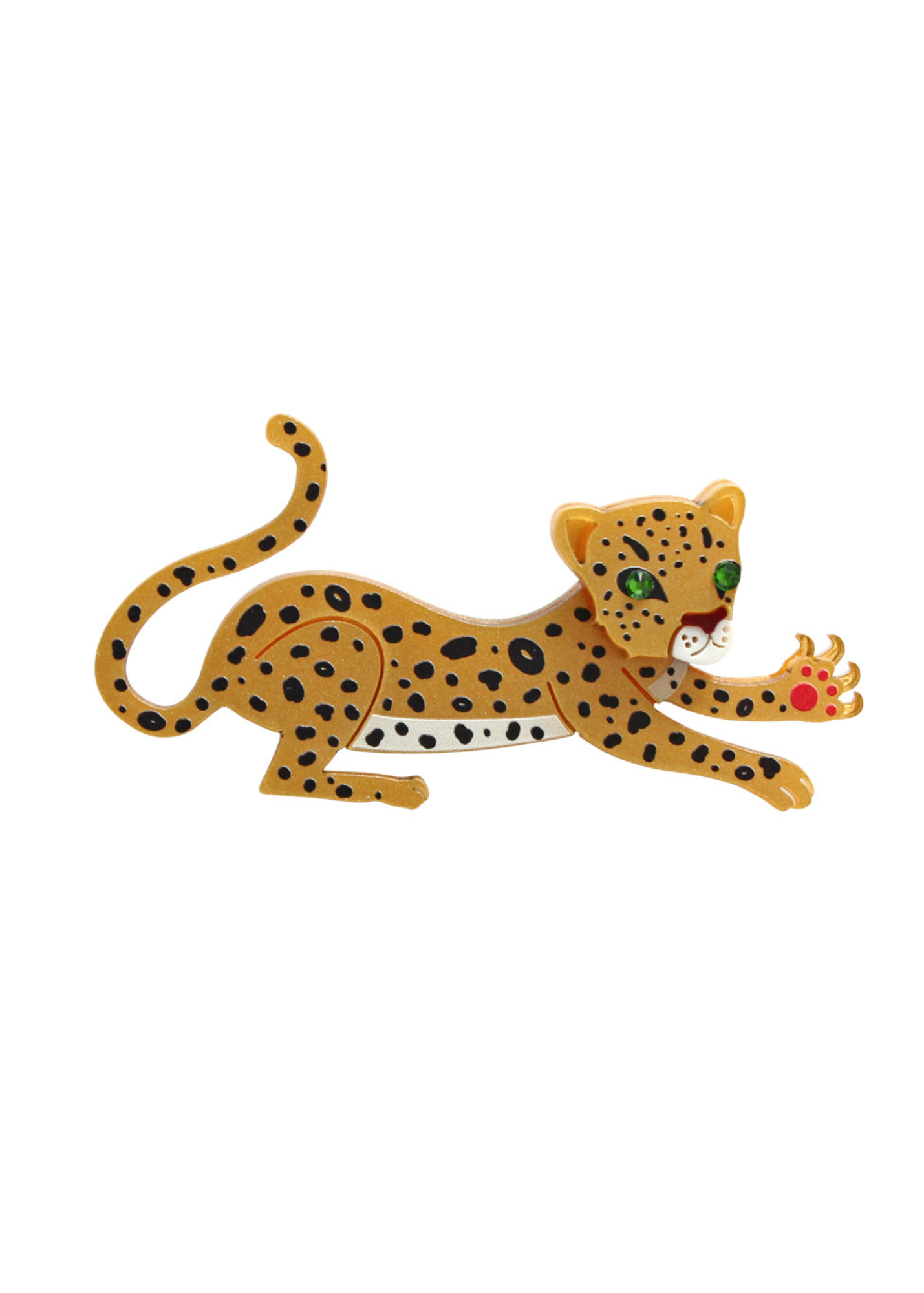 Little Moose - Leopard Brooch – Thunder Egg